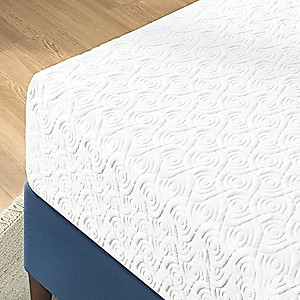 Best Price Mattress 11 Inch Signature Gel Memory Foam Mattress, Cooling Gel Infusion, King, White