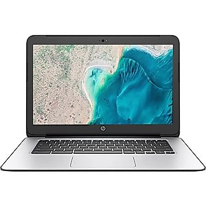 HP 14" HD Chromebook, Intel Celeron Processor Up to 2.52GHz, 2GB RAM, 16GB SSD, Super-Fast WiFi, Chrome OS (Dale Silver) (Renewed)