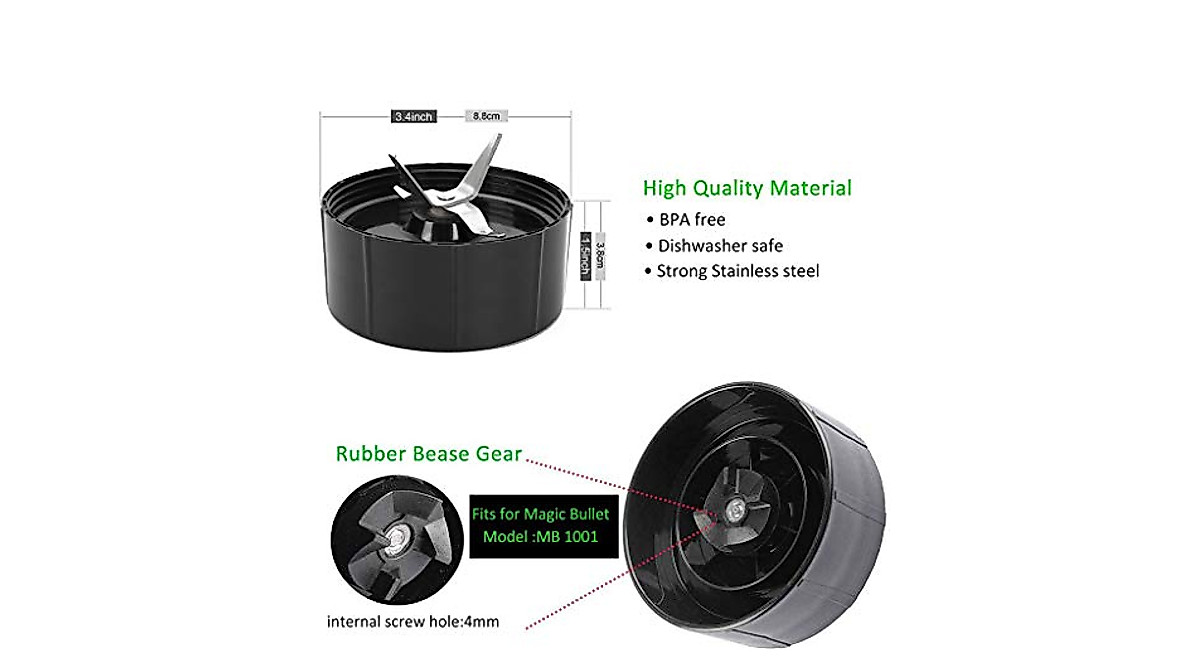 3D-Star Replacement Blades for Magic Bullet Blender