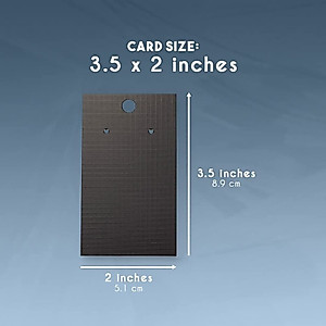 Earring Holder Cards Display Stand for Jewelry Ear Studs Selling 3x2", 200 Pack.