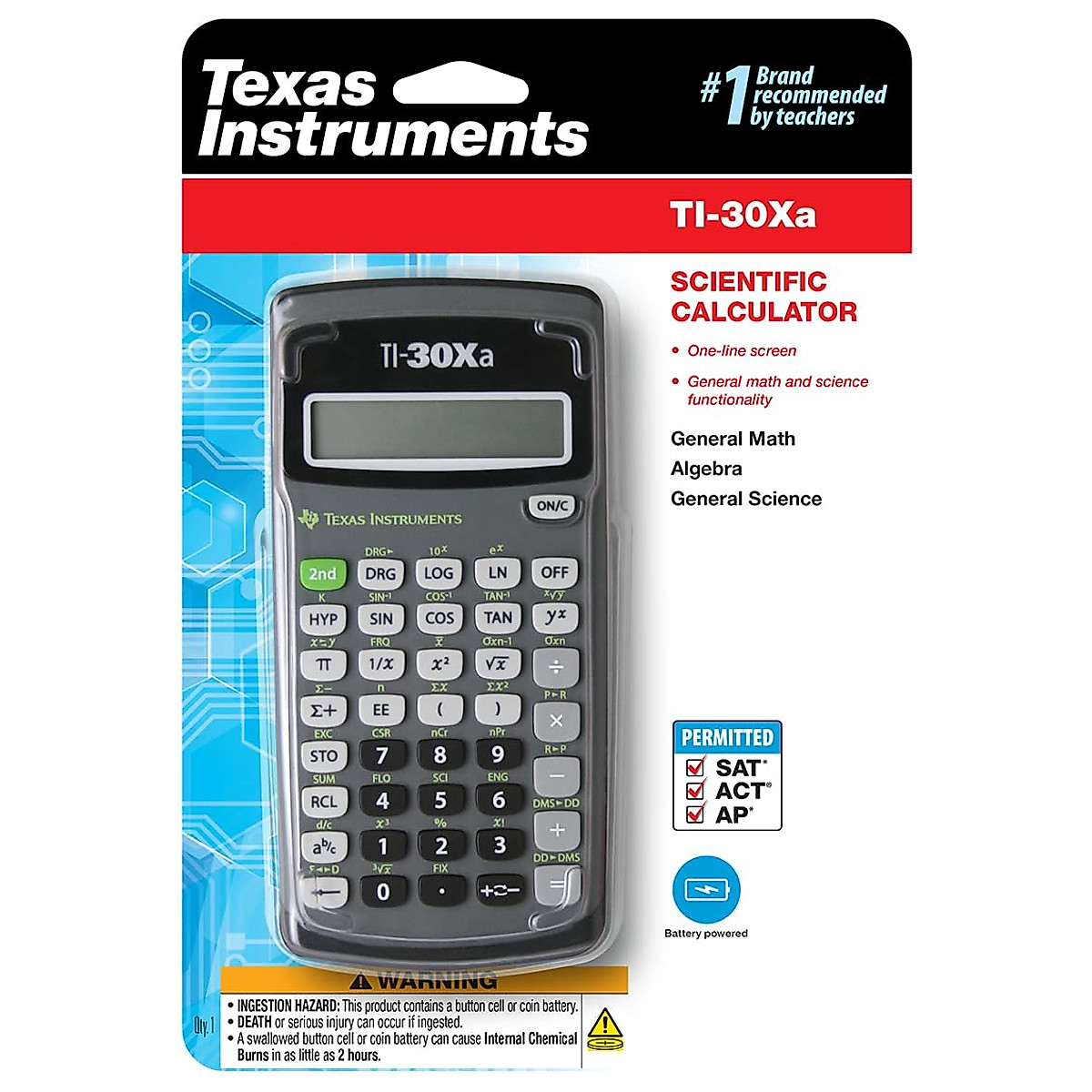 Texas Instruments TI-30Xa Scientific Calculator