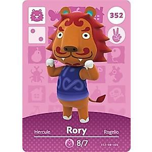 Rory - Nintendo Animal Crossing Happy Home Designer Series 4 Amiibo Card - 352