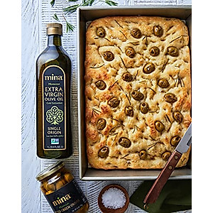 Mina Extra Virgin Olive Oil, New Harvest, Polyphenol Rich Moroccan Olive Oil, Cold Extraction, Single Origin Olive Oil, Less Than 0.2% Acidity, 68 Fl Oz, 2 L