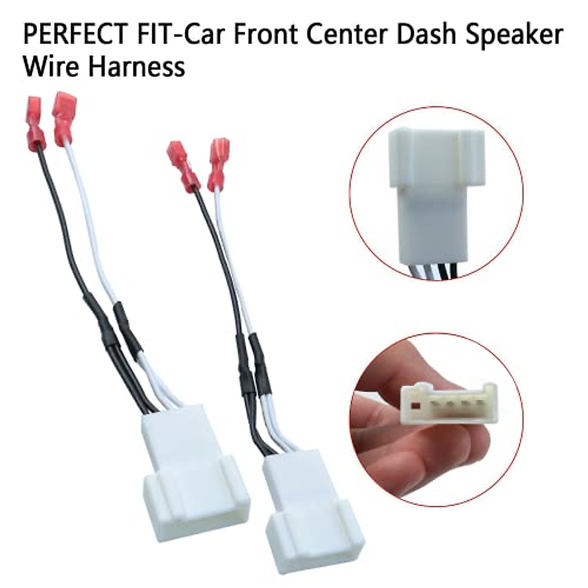 Car Tweeter Speaker Wire Harness Replacement for Toyota 4Runner Tacoma Rav4 Camry Subaru WRX Forester Crosstrek Impreza 2012-2020 Speaker Adapter Tweeter Speaker Connector (2PCS)