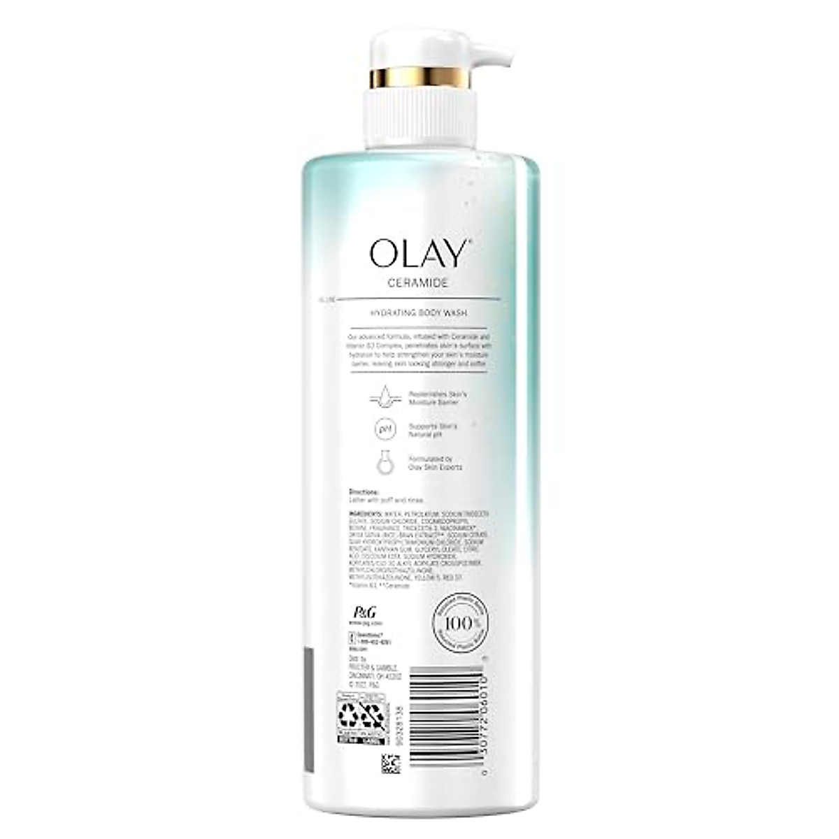 Olay Cleansing & Strengthening Women's Body Wash with Ceramide and Vitamin B3 Complex 20 fl oz (Pack of 4)