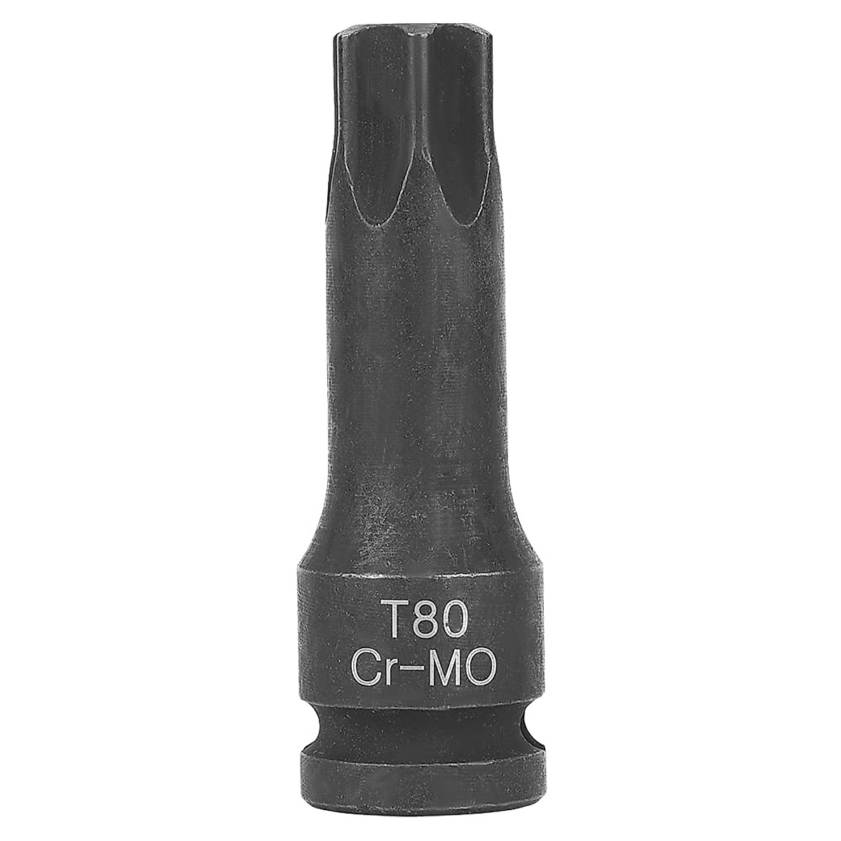 Actaday 1/2inch Hex Screwdriver Socket Adaptor, Star Head Drive Air Impact Wrench Bit Set, 42 Chrome Molybdenum Steel, Socket Car Repair Tools (T80)