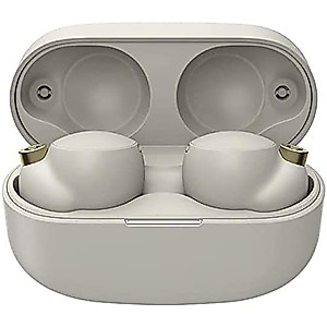 Sony WF-1000XM4 Noise Canceling Wireless Earbud Headphones - Silver (Renewed)