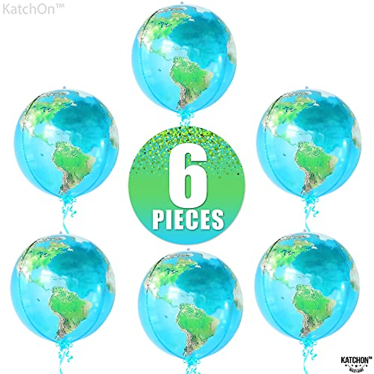 Big 22 Inch Globe Balloons | Earth Day Decorations