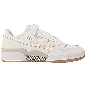 adidas Originals Women's Forum Low Sneaker, FTWR White/Ecru Tint/Gum 3, 11