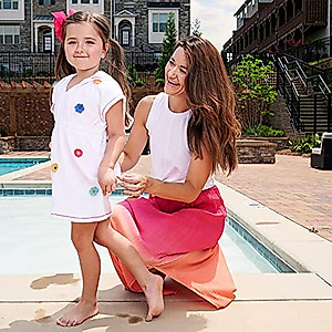 Mud Pie baby girls Terry Flower COVER UP, Flower, 2-3T US