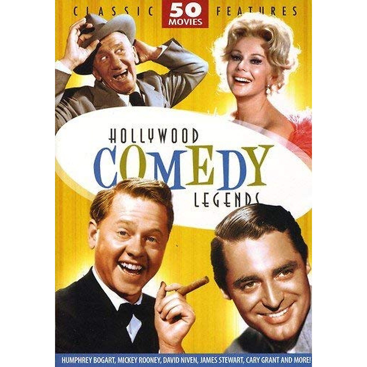 Hollywood Comedy Legends - 50 Movie Pack: The Steagle - The Over-The-Hill Gang - Rescue from Gilligan's Island - Love Laughs at Andy Hardy - His Girl Friday - Alice's Adventures in Wonderland - My Man Godfrey - Beat the Devil + 42 more! by Mill Creek Ente