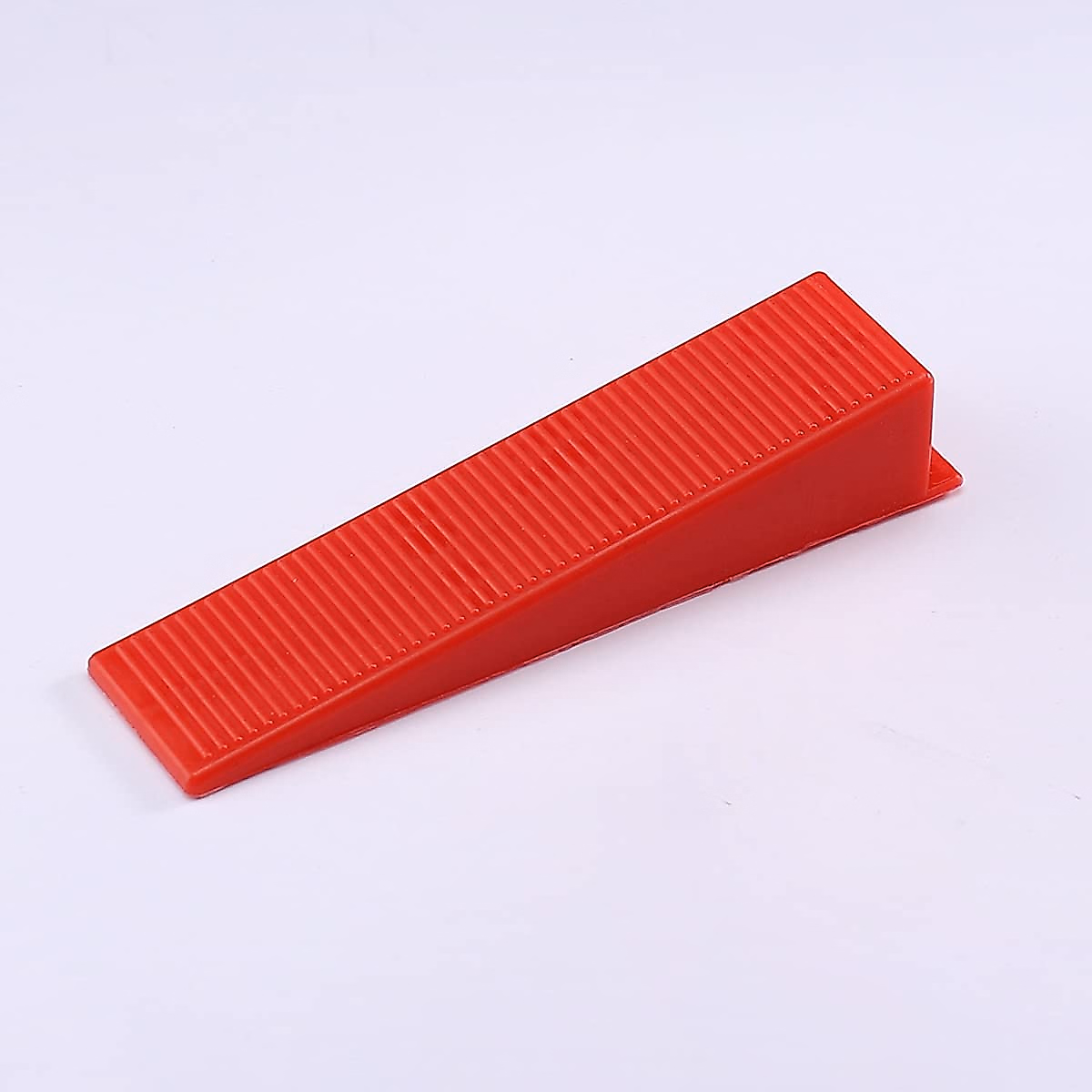 500 Pcs Reusable Leveling Wedges, Tile Leveling System Wedges For 1/8" spacers, 1/16" spacers, 1/32" spacers,for Tile Leveler Installation (500, red)