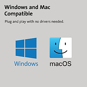 Kensington Orbit Wireless Trackball Mouse with Touch Scroll Ring (K72352US),Black