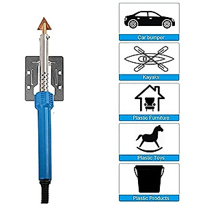 Shapea Plastic Welder Kit 80W Car Welding Repair Kit for Bumper Repair Solder Rework Station Heat Repair Plug