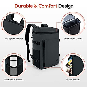 TOURIT 32 Cans Cooler Backpack Leakproof Large Capacity Insulated Backpack Cooler Bag for Men Women to Picnic, Hiking, Camping, Fishing