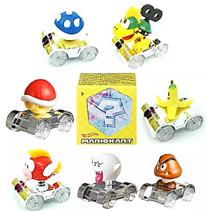 Hot Wheels Mario Kart Blind Box Series 3 Vehicles (Pack of 6)
