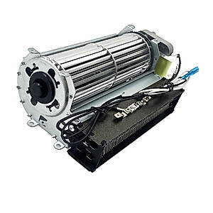 bbq factory Replacement Fireplace Fan Blower with Heating Element for Twin Star electric fireplace and other Wood / Gas Burning Stove or Fireplace