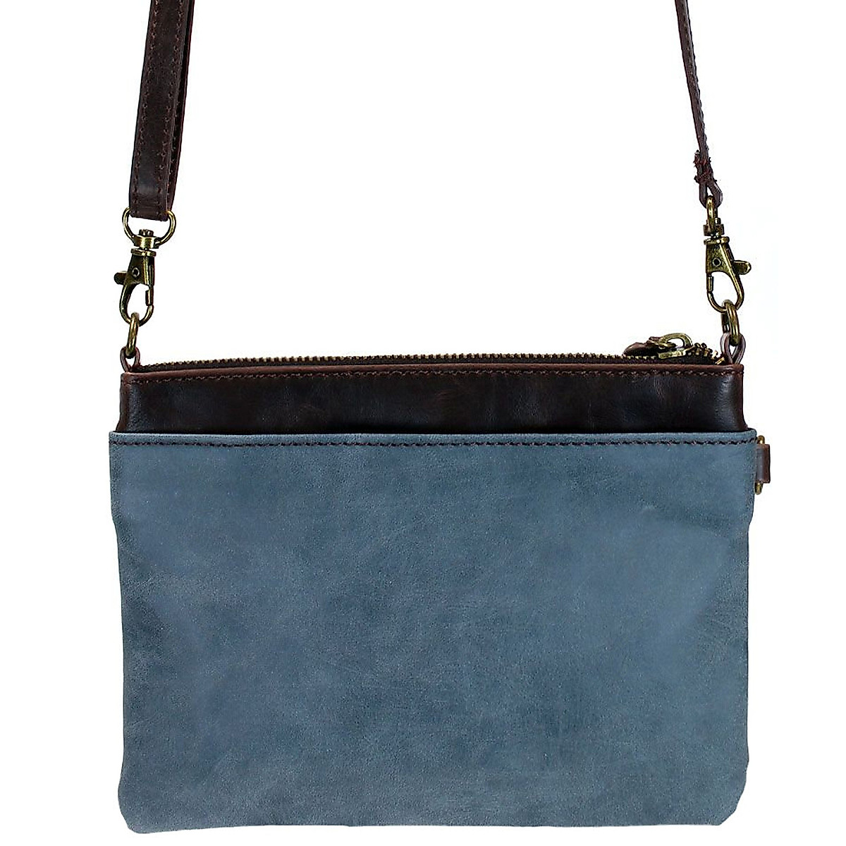 Chala Wiener Dog Mini Crossbody Handbag Dog Lovers Convertible Straps Dachshund Mom (Indigo)