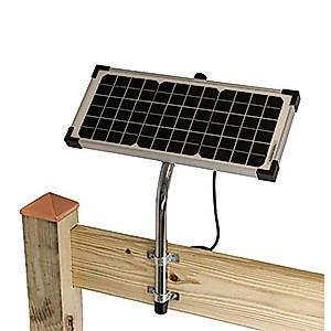 Ghost Controls Solar Panel Premium 10 Watt Monocrystalline Panel for Automatic Gate Opener Systems, Model AXDP