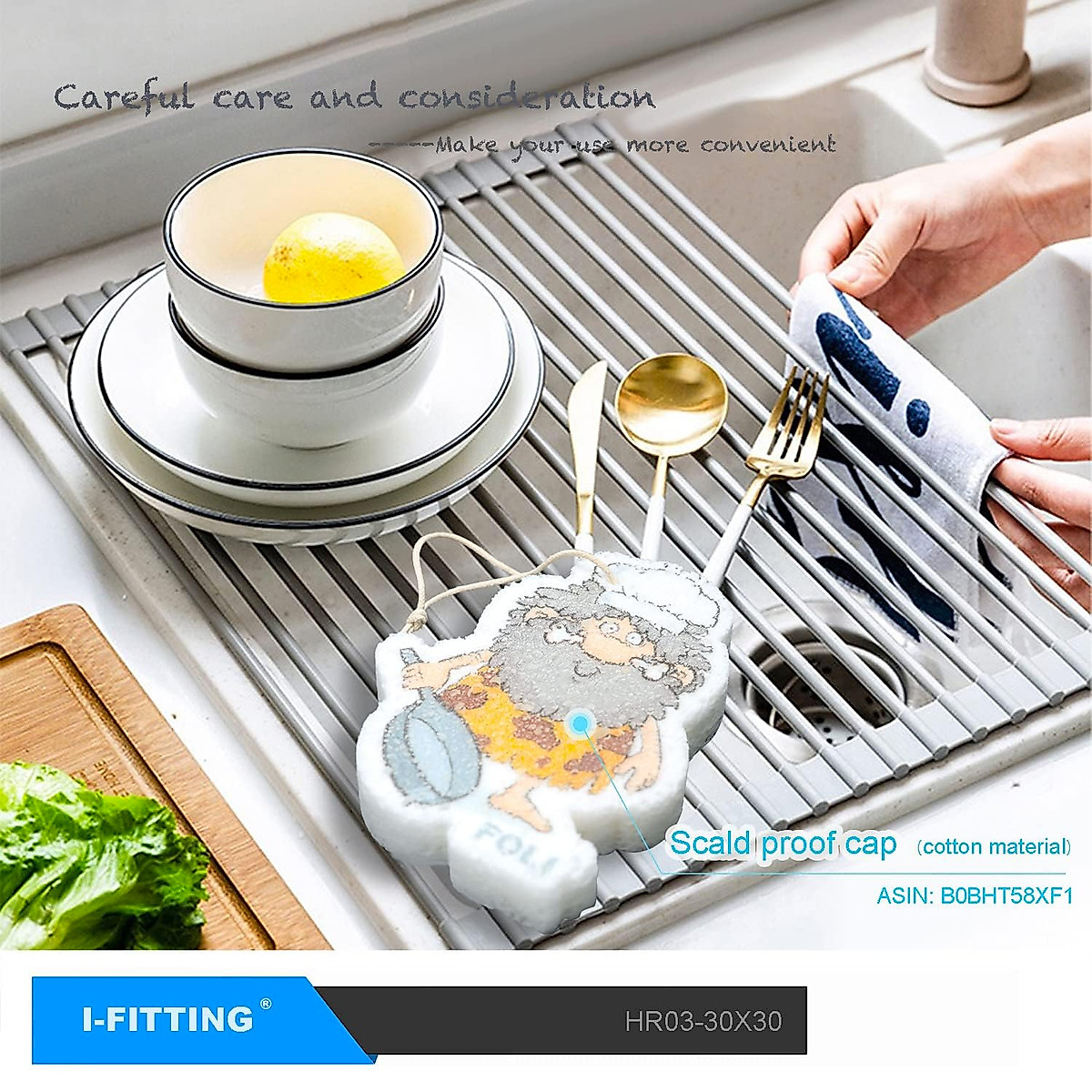 Square Glass Lid 12'', Clear Tempered Glass Vented Square Pan Lid, Replacement Cookware, Frying Pan Cover by IFITTING,1Pack, inner diamater 11.56'' outer diameter 12''