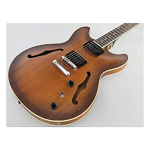 Ibanez AS53TF Electric Guitar, Trans Finish Brown