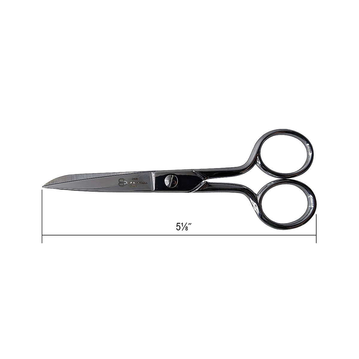 Ultima 5 Inch Dress Maker Scissors – Drop Forged Carbon Steel Dressmaker’s Sheers, Chrome Plated with Straight Handles, Made in Italy