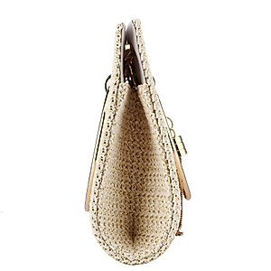 Women Straw Bag Crossbody Clutch Evening Clutch Purse Beach Shoulder Handbag