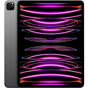 2022 Apple iPad Pro (12.9-inch, Wi-Fi + Cellular, 128GB) - Space Gray (Renewed)