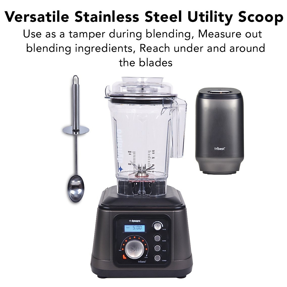 Tribest Dynapro DPS-1050A-B Commercial Antioxidation Vacuum Blender