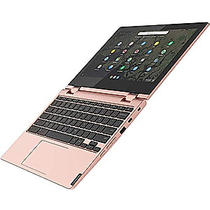 Lenovo Chromebook C340 2in1 Laptop, 11.6" HD (1366 X 768) Touchscreen Display, Intel Celeron N4000 Processor, 4GB LPDDR4 RAM,32GB SSD, Intel UHD Graphics 600, Chrome OS, Sand Pink