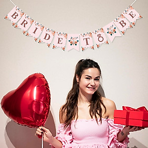 VILIFEVER Pre-Strung Bride to Be Banner for Bachelorette Bridal Shower Decorations, Bride to Be Sign for I Do Engagement Photo Backdrop Wedding Shower Decor