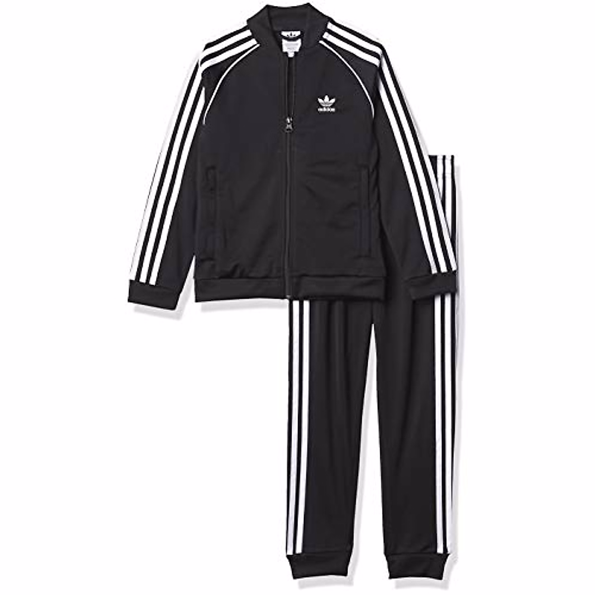 adidas Originals,unisex-youth,SST Tracksuit,Black/White,Medium