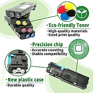 CAIRE C405 Toner Remanufactured Toner Cartridges Replacement for Xerox C400 C405 Versalink C400DN C405DN C405N Printer(1 Black 106R03512,1 Yellow 106R03513,1 Cyan 106R03514,1 Magenta 106R03515)