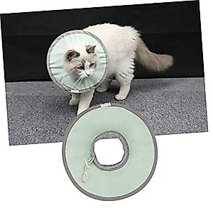 Housoutil 3 Pcs Licking Cone Dog Cot Pet Dog Cone Plant Weights Licking Collar Dog Veil Wedding -Lick Collar Dog Elizabethan Collar Puppy Water Elizabeth Circle