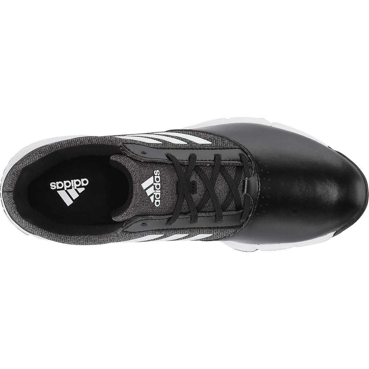 adidas Womens TECH Response Golf Shoe, Black/Silver Metallic/Grey Five, 5.5 M US