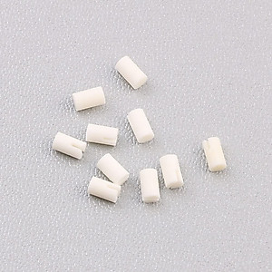 LYWSMSK 10pcs Real Bone Banjo 5th String Nut for 5 String Banjo 5x3mm