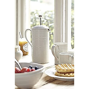 Portmeirion Sophie Conran White Dinnerware Cereal Bowl, 7.25-Inch