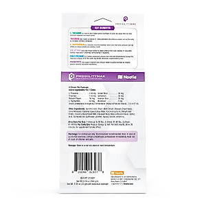 Nootie ProgilityMAX Calming Aid Chews for Dogs, Maximum Strength Calming Support for Dogs with Melatonin, 12 Single-Serve Bars, 4 Chews Per Bar