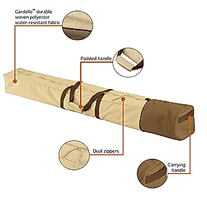 Classic Accessories Veranda Water-Resistant 72 Inch Oversized Patio Hammock and Steel Stand Storage Bag