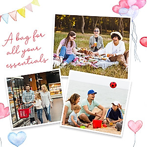 Craftique Nana Gifts from Grandkids- Unique Practical Tote Bag- Birthday Gifts for Nana Grandma Grandmother Granny, 17” x 6.7” x 12.5”