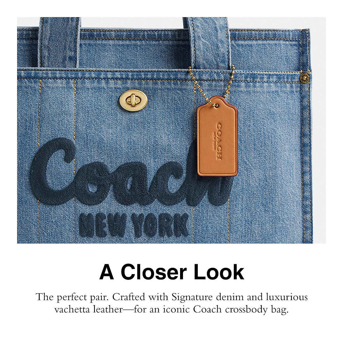 Coach Cargo Tote, Indigo