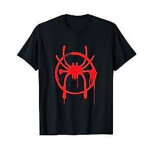 Marvel Spider-Man Into the Spider-Verse Red Icon T-Shirt