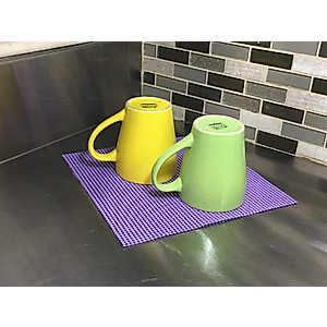 CCS Rainforest Non-Adhesive Non-Slip Shelf and Drawer Liner, (Black, 12-inch x 20-feet)