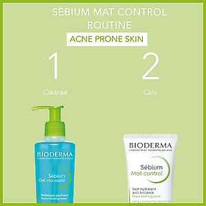 Bioderma - Sébium - Mat Control Cream - Mattifying and moisturizing daily cream - for Combination to Oily Skin - 1 fl.oz.