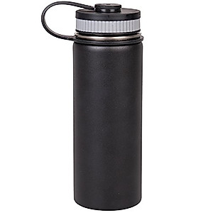 Batman Stainless Steel Travel Water Bottle, 18oz - Wide Mouth Double Walled Vacuum Insulated Thermos for Coffee & More - Gift for DC & Justice League Fans, Teens, Adults, Fathers Day