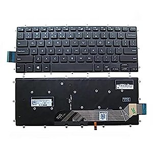Replacement Backlit Keyboard Without Frame for Dell Inspiron 13 5368 5378 5370 5379 5568 5578 5579 7368 7370 7373 7375 7378 7460 7466 7467 15 7560 7569 7570 7572 7573 7579