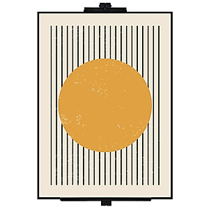 Displays2go Adjustable Metal Wall Easel, Holds Up to 36" Tall Media, Tilt Feature - Black (FDWEASLGBK)