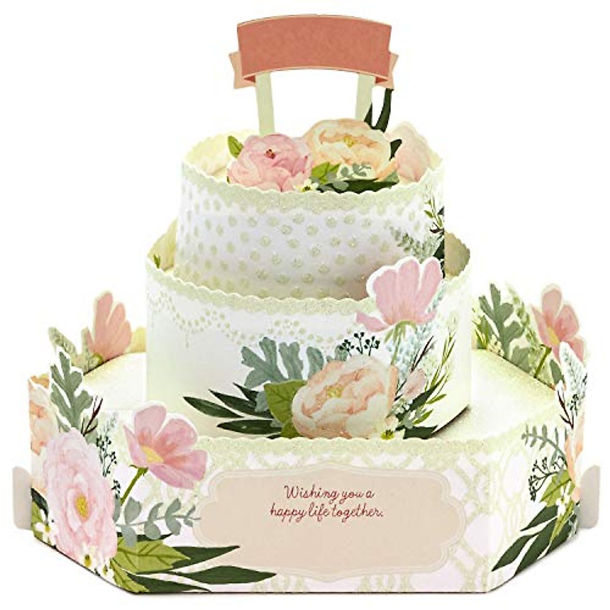Hallmark Paper Wonder Pop Up Wedding Card (Happy Life Together)