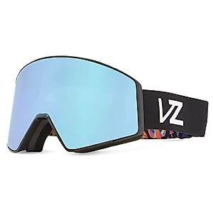 VonZipper Unisex Capsule Snow Sport Goggle - Black Frame | Wildlife Stellar Chrome Lens