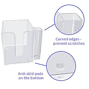 YeeBeny Cup Holder with Marker Double, Party Cup Organizer Storage Party Cup Dispenser Cup Mark Your Cup, Double, Cup Dispenser | Disposable Cup Dispenser, Perfect for Any Occasion